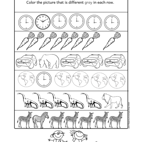 FREE Which One Is Different UN Words Kindergarten Math FREE Which One Is Different UN Words Kindergarten Math