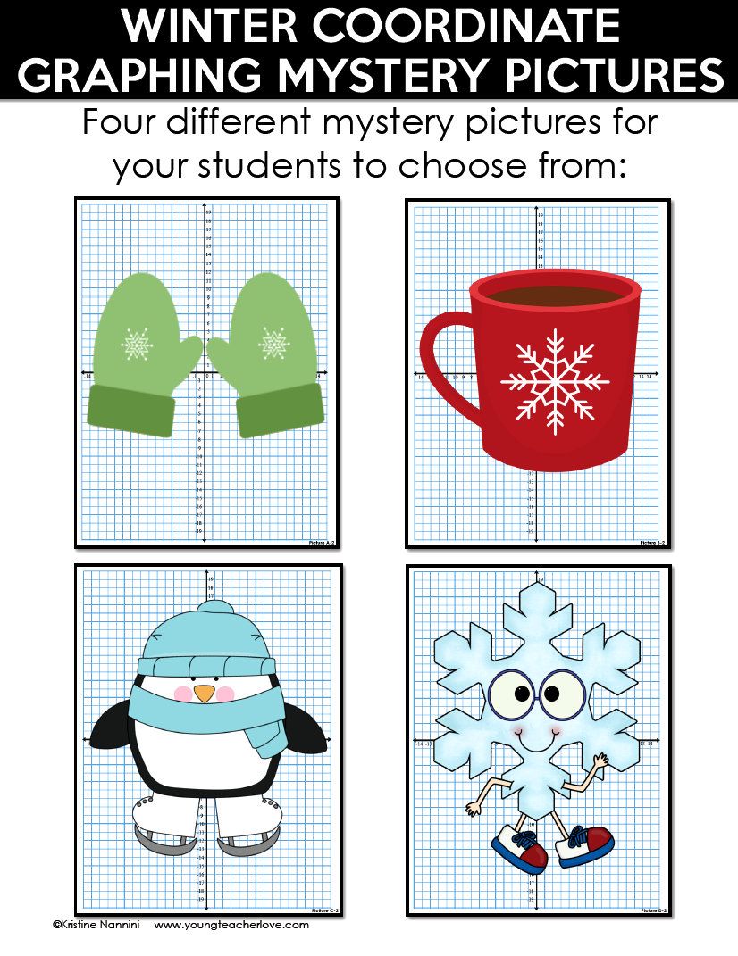 Math in Demand: Plotting Points in the Coordinate Plane Snowflake ...