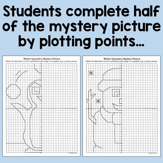 Free winter coordinate graphing worksheet, Download Free winter ...