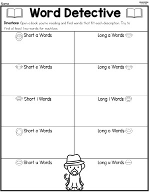 Early Finisher – Word Detective - Education to the Core Premium ...