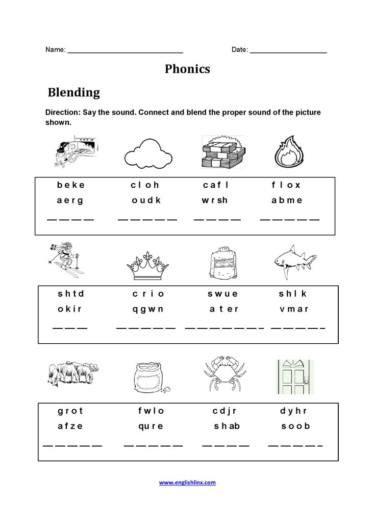 Second Grade Phonics Worksheets Free
