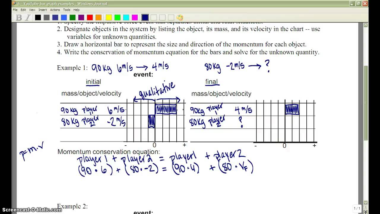 Momentum - conservation ans.pdf - Worksheet: Conservation of ...