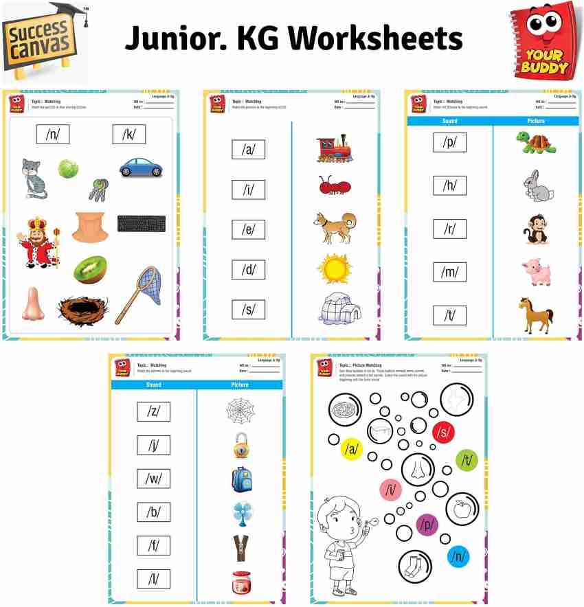 YOUR BUDDY Home Learning Kit 2 For Junior KG Kids 4 6 Years YOUR BUDDY Home Learning Kit 2 For Junior KG Kids 4 6 Years