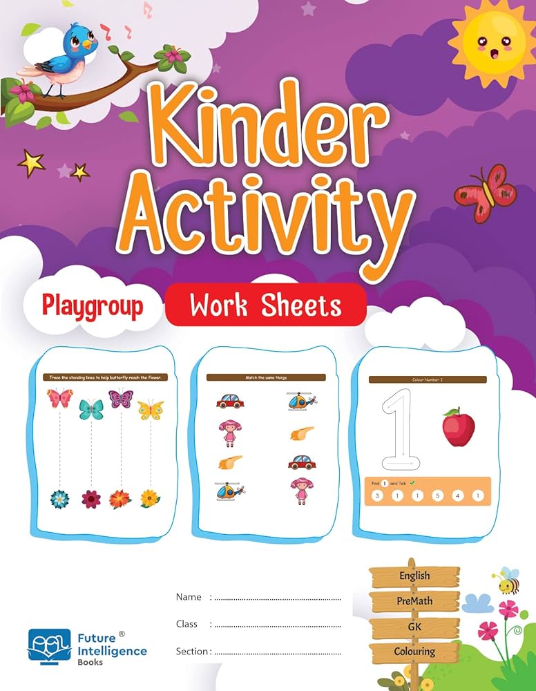 Buy Pre Nursery Activity Worksheets 64 Pages English Maths GK Buy Pre Nursery Activity Worksheets 64 Pages English Maths GK