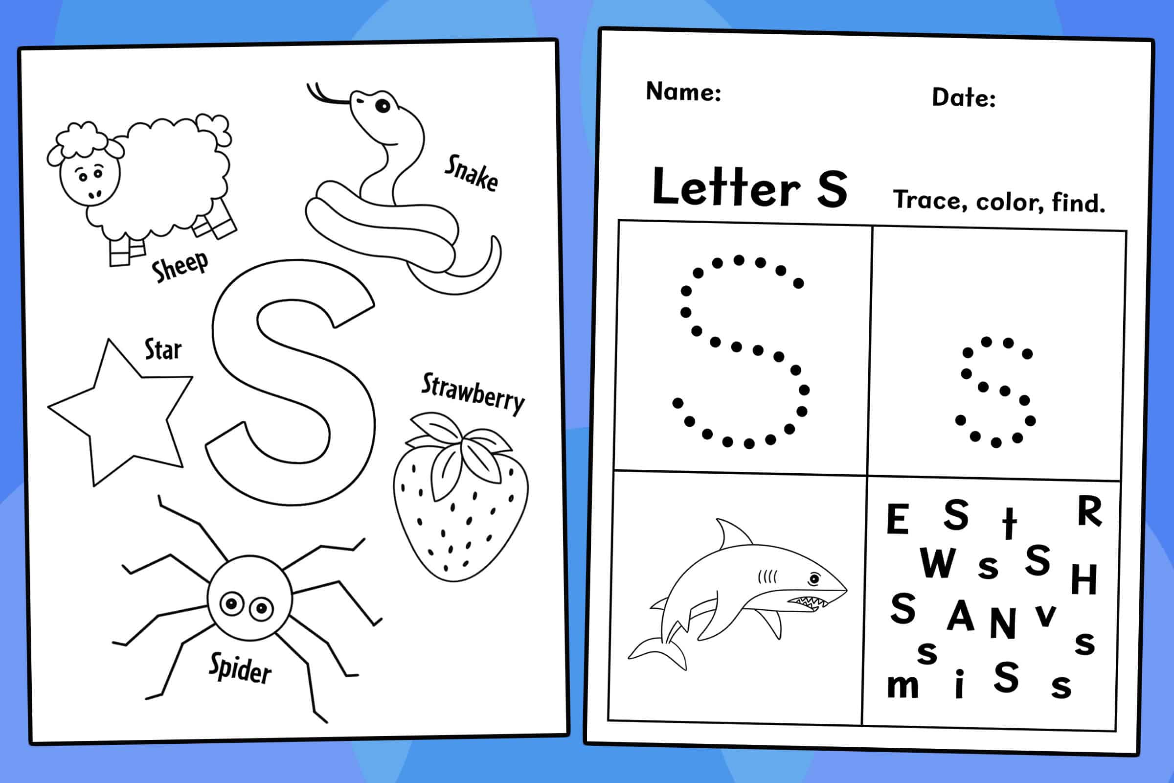 15+ Letter S Worksheets: Free & Easy Print! - The Simple Homeschooler - Worksheets Library