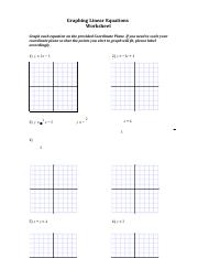 WS3 - Graphing Linear Equations.pdf | Course Hero - Worksheets Library