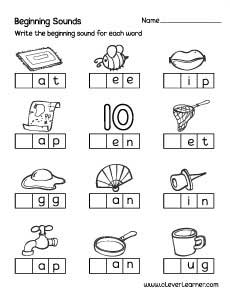 FREE* Beginning Letter Sound Worksheet | MyTeachingStation.com - Worksheets Library