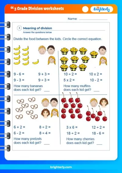 FREE Printable Division Worksheets for Grade 3 [PDFs] Brighterly ...