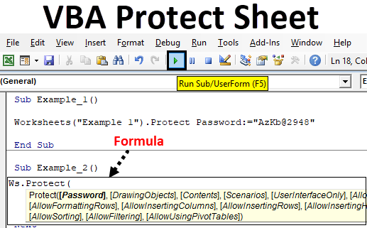 VBA Protect Sheet | How to Protect Sheet in Excel VBA? - Worksheets Library