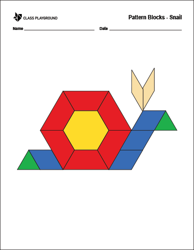 Pattern Blocks - Class Playground - Worksheets Library