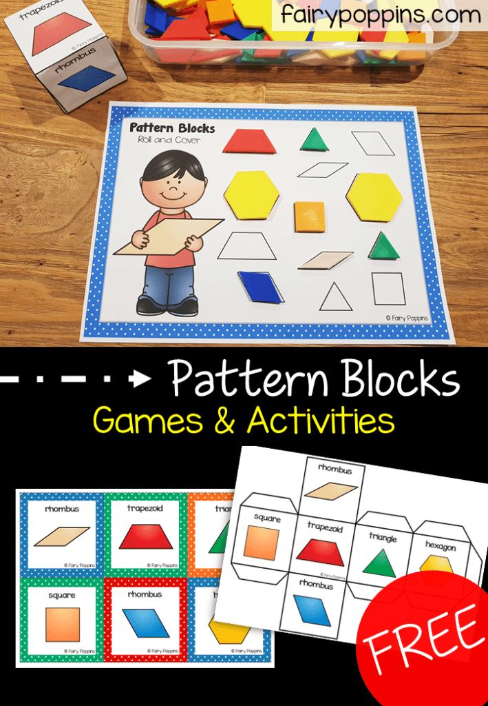 Pattern Blocks Activities - Fairy Poppins - Worksheets Library