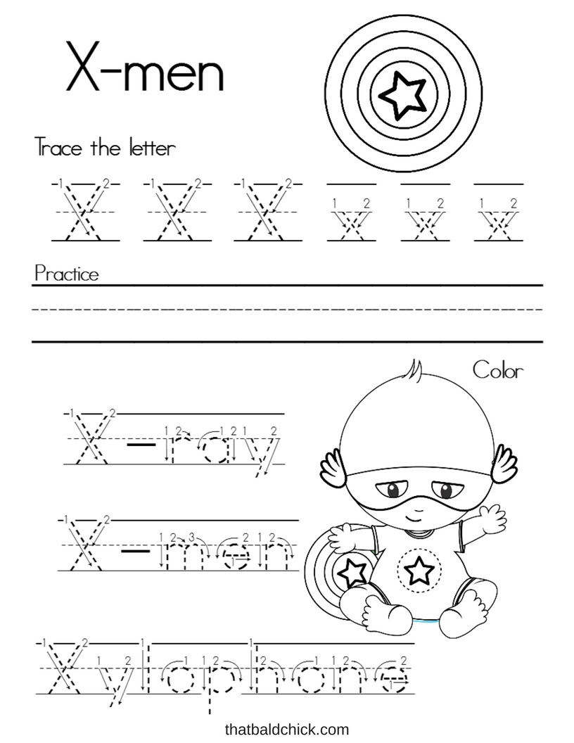 FREE* Tracing And Writing the Letter X | MyTeachingStation.com - Worksheets Library